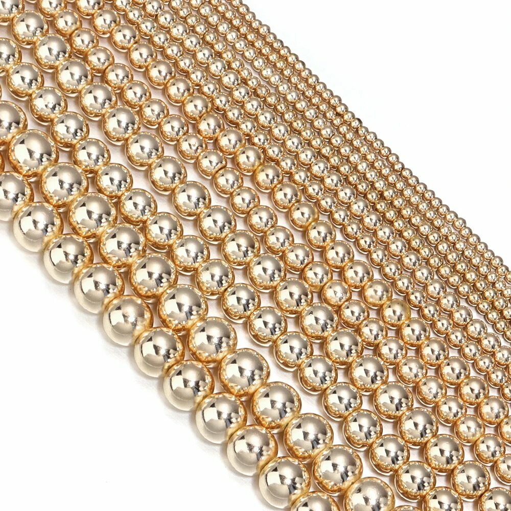 Черные бусины из гематита 2/3/4/6/8/10 мм, DIY jewelry 6mm apx 60pcs, Plating KC