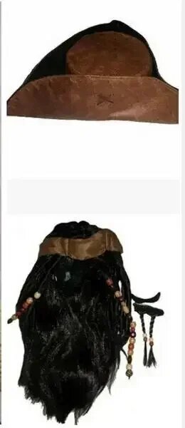 Костюм капитана Джека Спарроу Один размер, cosplay prop
