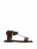 Босоножки Bibi Lou Buckle leather sandals, размер 38, brown