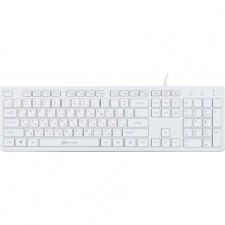 Клавиатура Oklick 500M белый