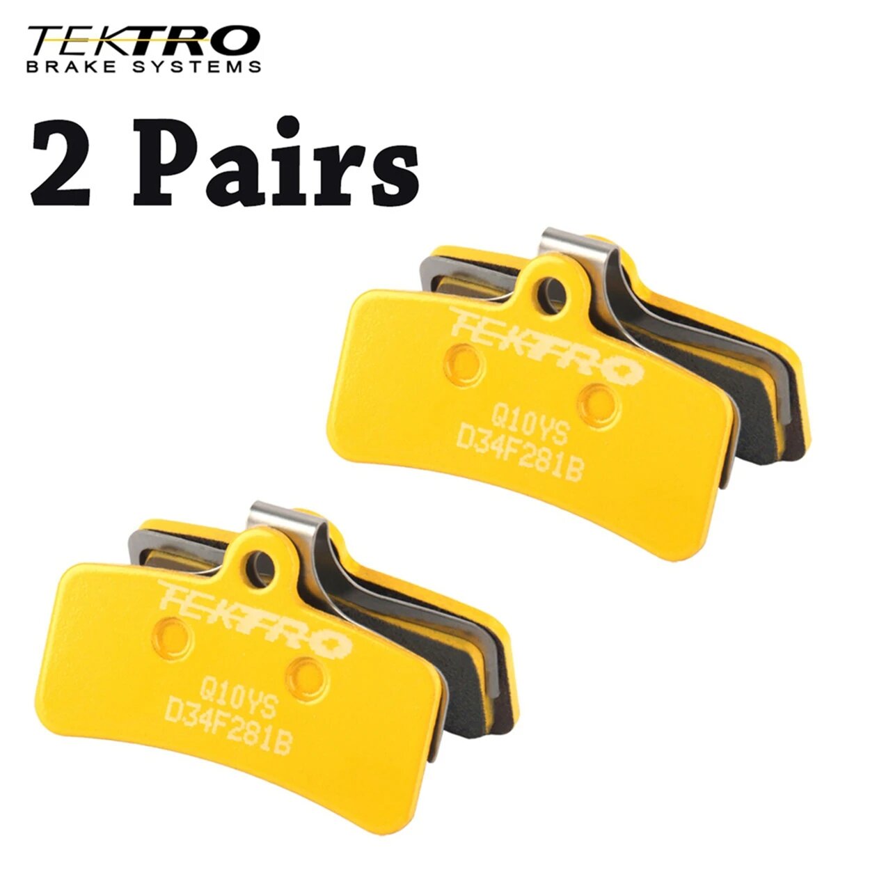 TEKTRO Q10YS Тормозные колодки 4 поршня 2 Pairs