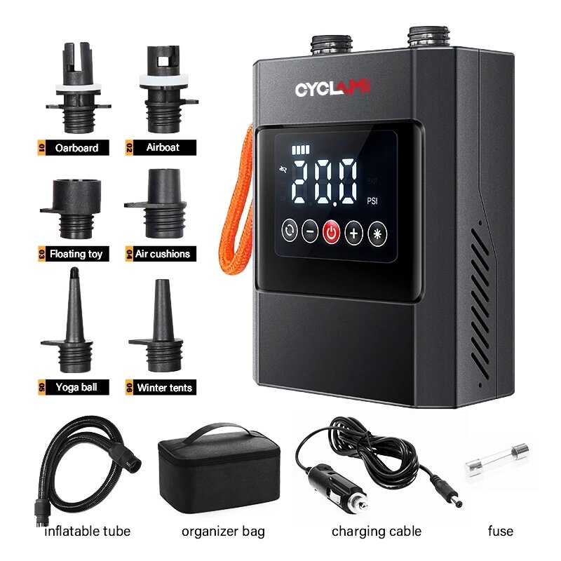 20PSI SUP насос стоячее весло перезаряжаемая надувная лодка из ПВХ аксессуары для каяка для стоячей доски серфинг кайт палатк.