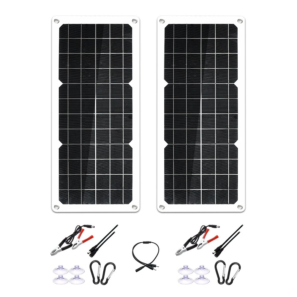SOECOPO 150 Вт гибкая солнечная панель 2pcs