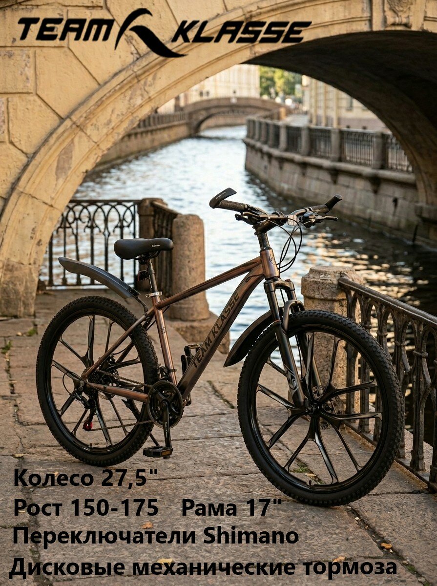 Велосипед Team Klasse TB-11-C, горный, 21 скорость, 17 дюймов