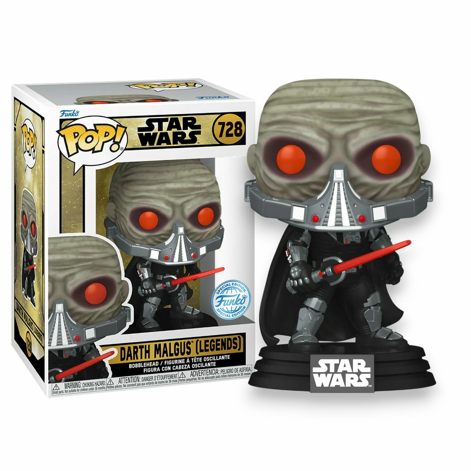 Фигурка Дарт Малгус "Звездные Войны" Эксклюзив от Funko POP! 728, коллекционная