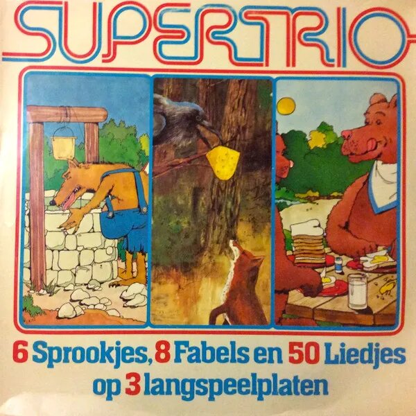 Kinderkoor "De Lieverdjes" o.l.v. Wim van den Hurk - Ko Van Dijk - Pieter Lutz - Enny Meunier - Ton Van Duinhoven - Hetty Blok - Ina Van Faassen - Supertrio (6 Sprookjes, 8 Fabels En 50 Liedjes Op 3 Langspeelplaten) (C-D пластинка) EX-