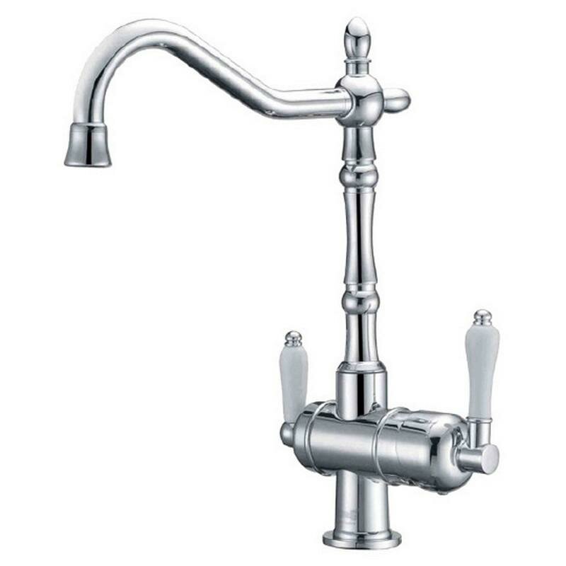 Смеситель для кухни ZorG Clean Water ZR 326 YF хром, с краном для питьевой воды, рычажный, латунь