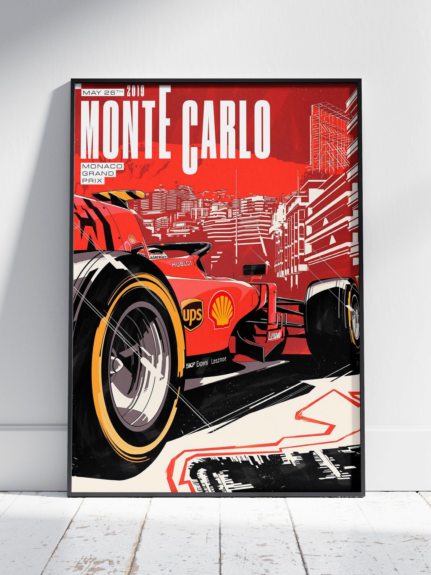 Плакат на стену для интерьера Зрелищные Гран При (Spectacular Grand Prix 1) - Постер по спорту и физической активности формата A3 (30x42 см)