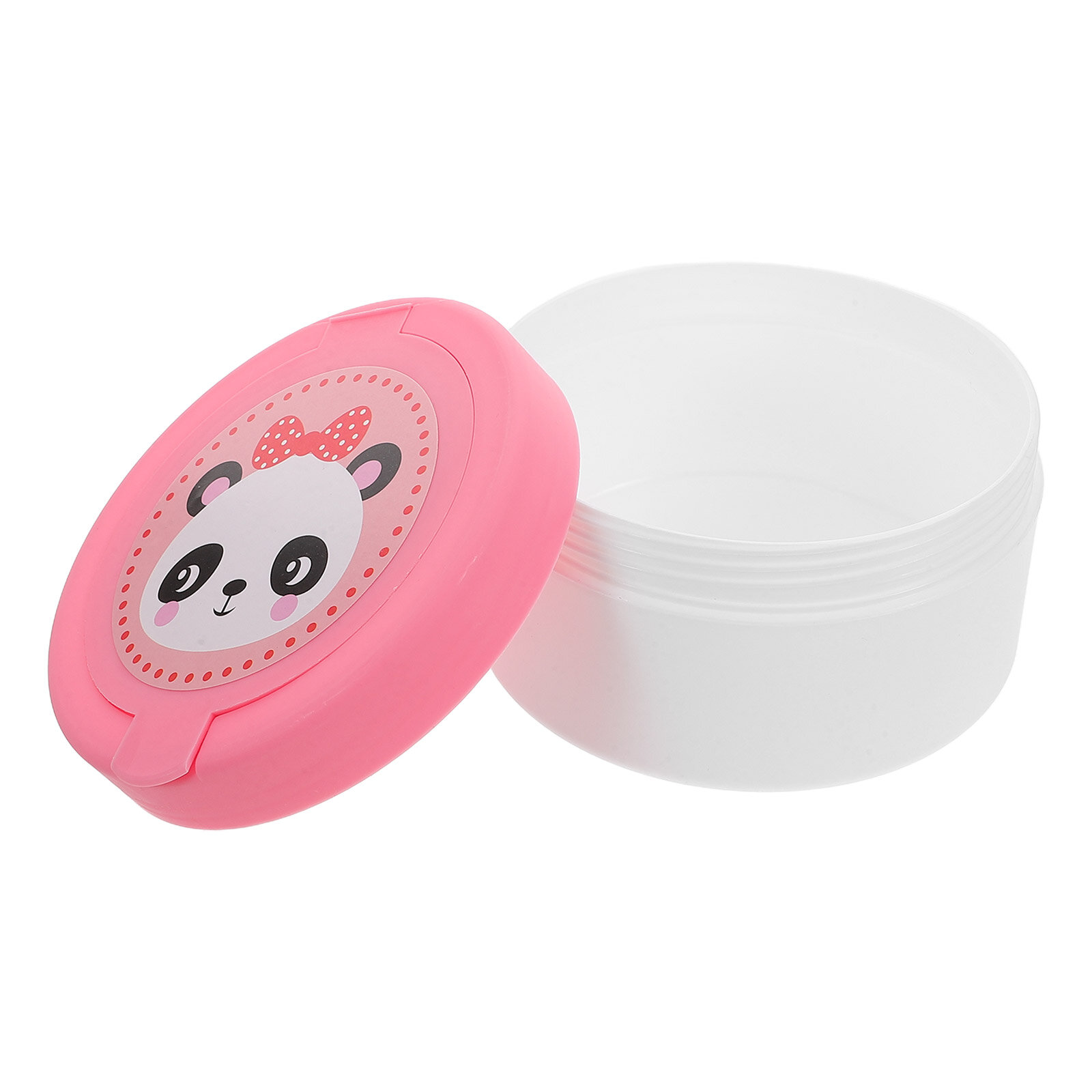 Пушистая присыпка для малышей с ленточкой, короткая, мягкая, для присыпки при потнице, пушистая пушистая присыпка (в коробке с розовой пандой).