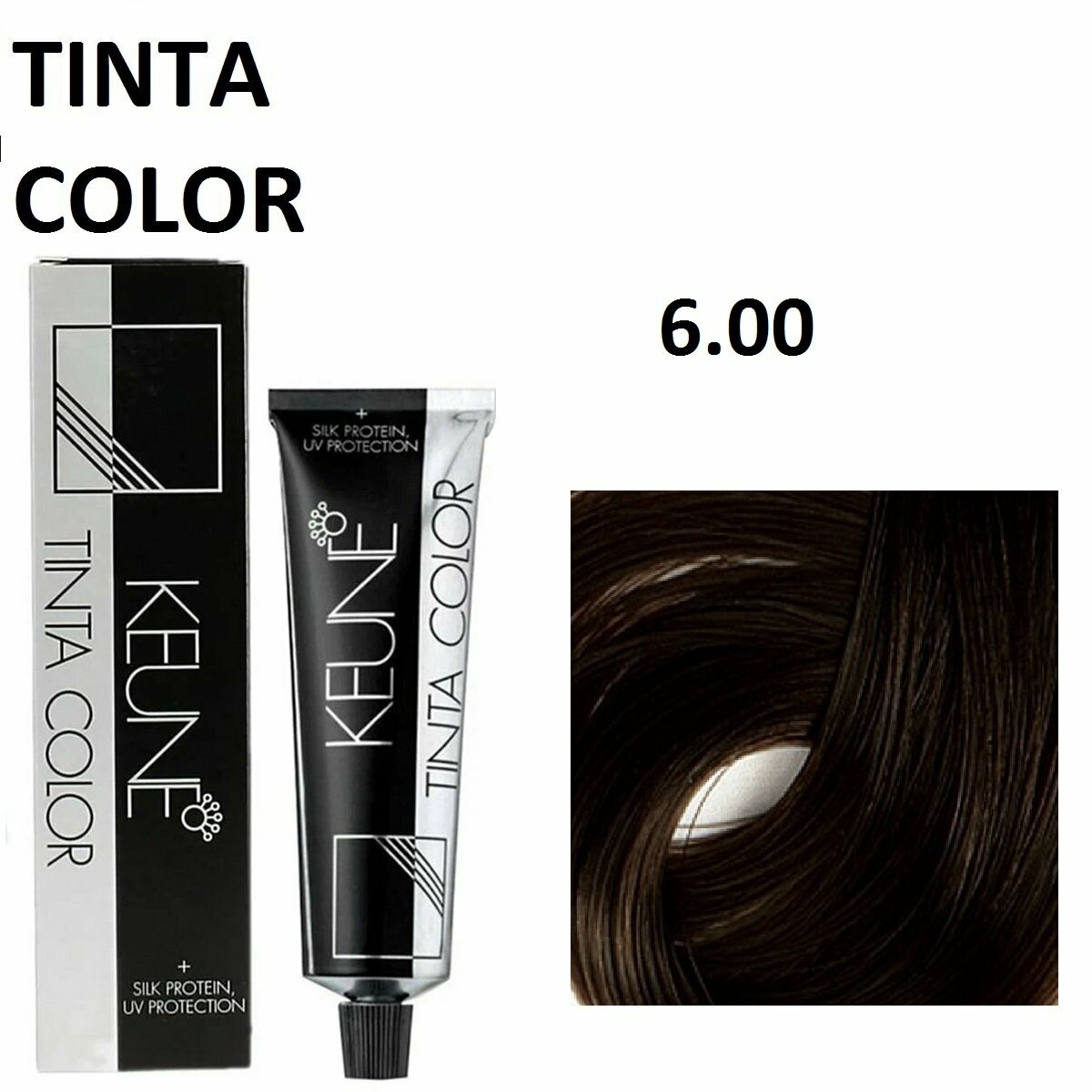 Keune Tinta Color 6.00 Перманентный краситель - Стойка краска для волос Темный Блонд Плюс 60 мл