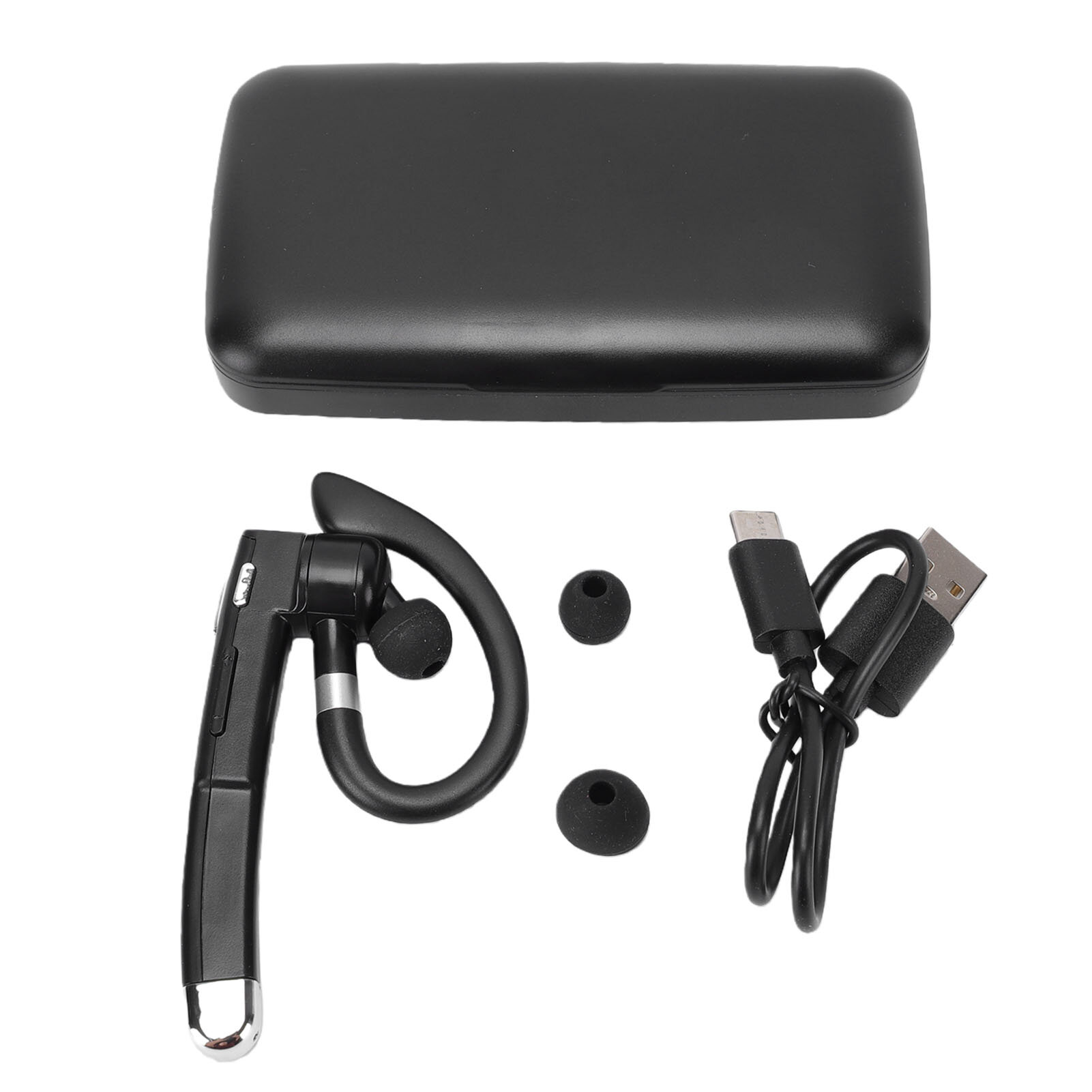 Bluetooth-Гарнитура Беспроводная 6.1 Наушник С Одним Ухом Наушники для Бизнеса Дальнобойщиков с Возможностью Поворота на 180 Градусов Al Translation 2 Микрофона С Шумоподавлением