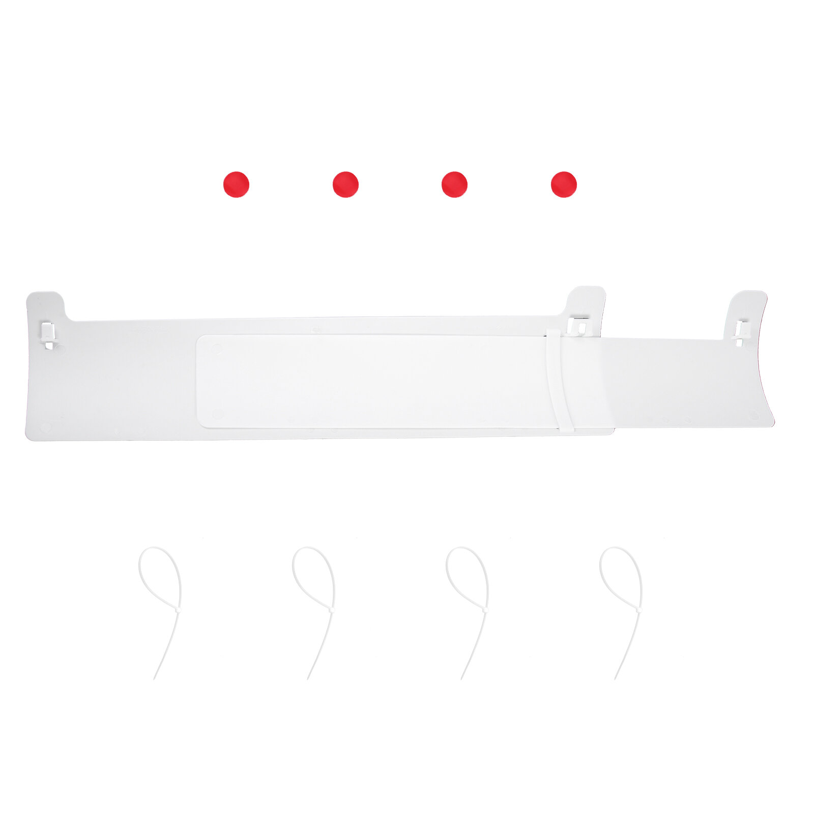 Перенаправляющая Панель Для Кондиционеров Изменяет Направление Воздуха Белый 44X12X0 2Cm