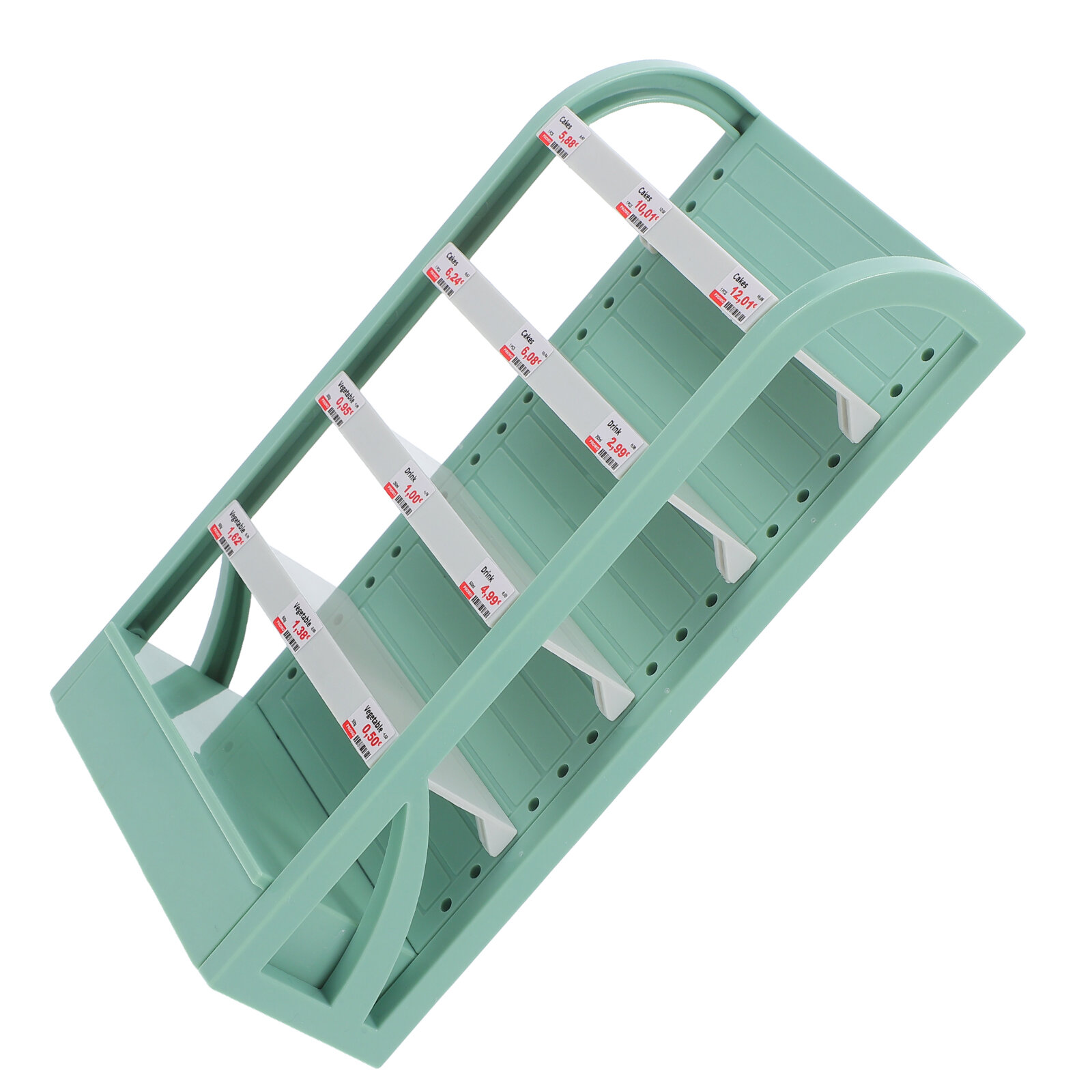 Миниатюрная Мебель Для Супермаркета, Пластиковый Дисплейный Стеллаж, 1 Комплект, Нежно-Зеленый, Для Детской Игровой Деятельности И Образования