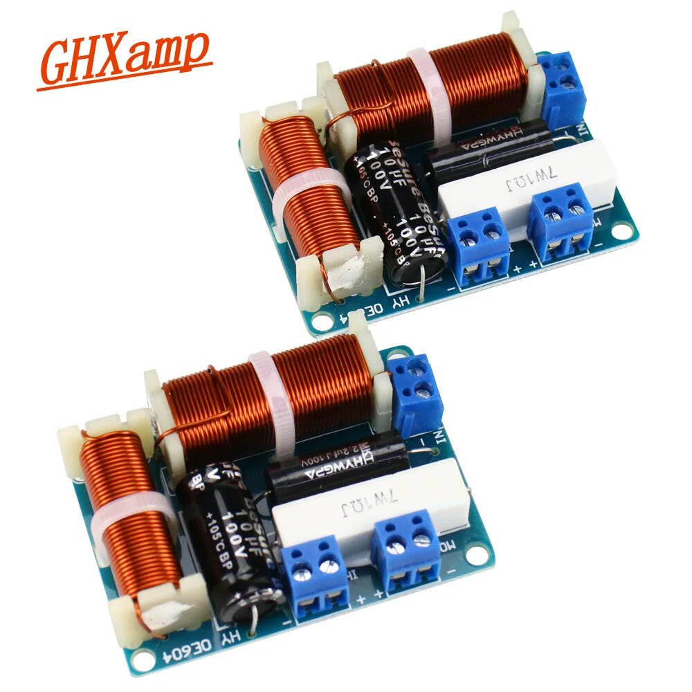 GHXAMP 2 Way Crossover Audio Speaker Board 80 Вт 2 шт