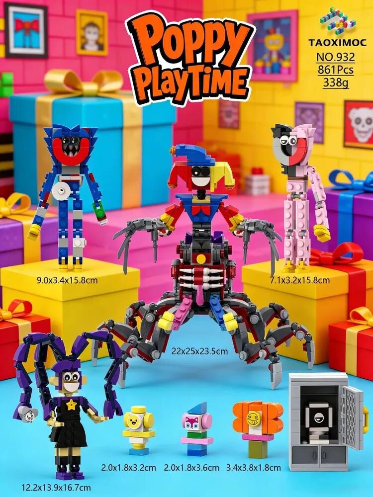 Модель из строительных блоков ручной работы серии Bobby's Game Time 8