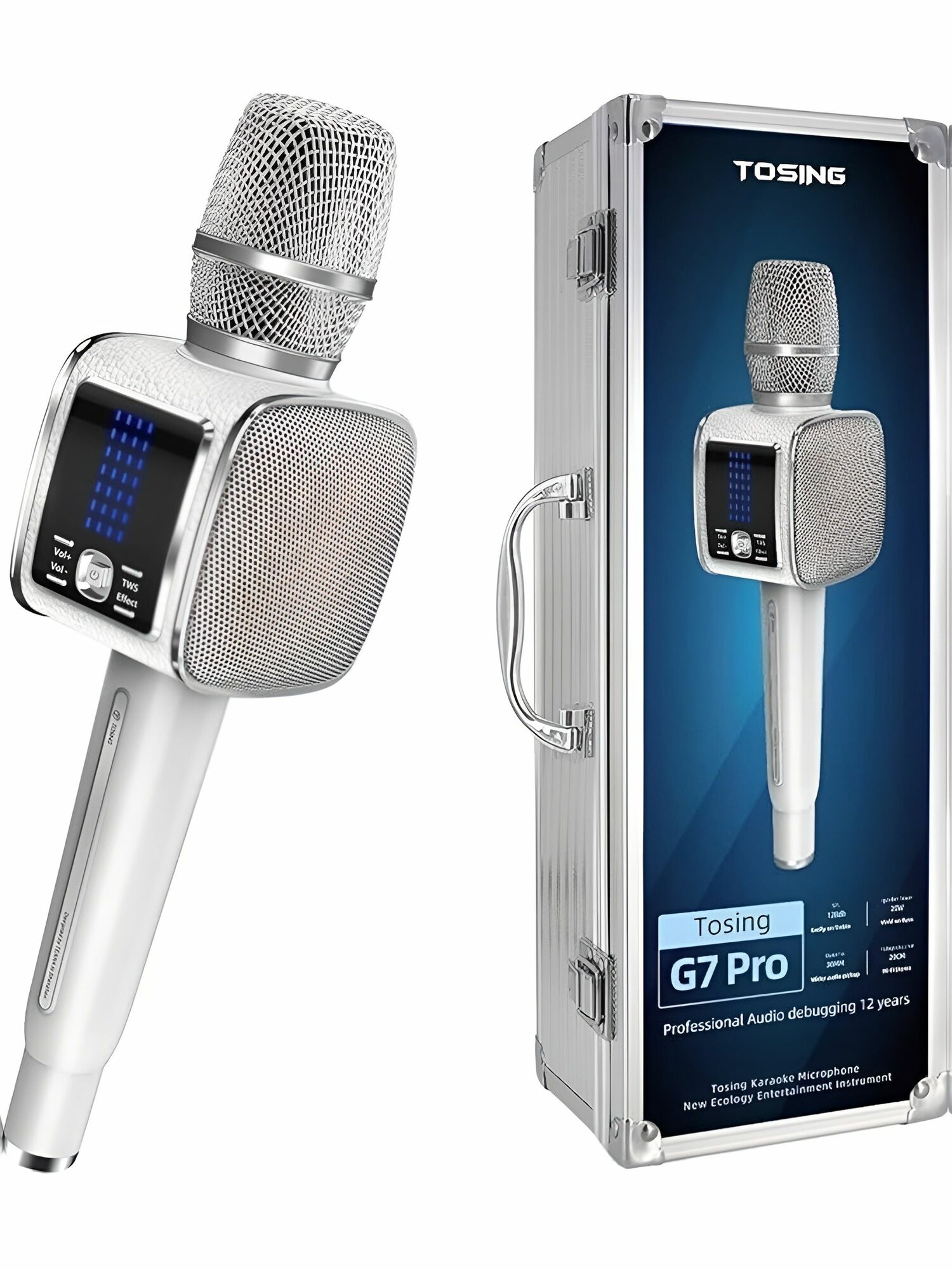 TOSING Микрофон для живого вокала G7 PRO, серый металлик