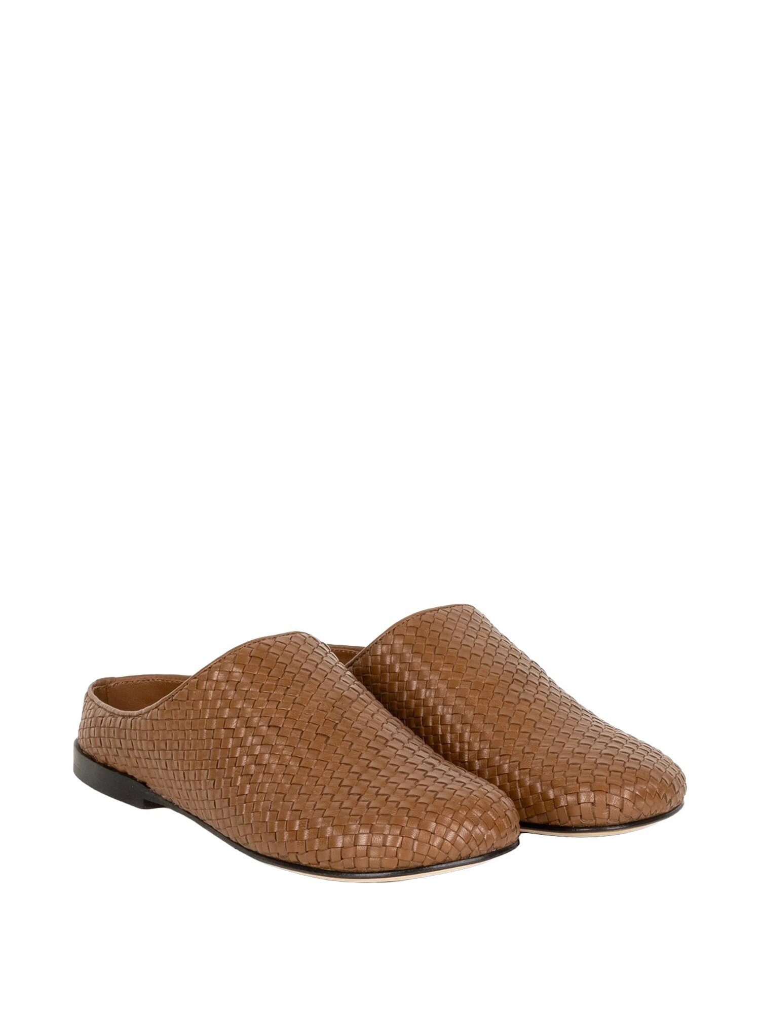 Мюли JVAM Woven-design mules, размер 39, brown — фото 1