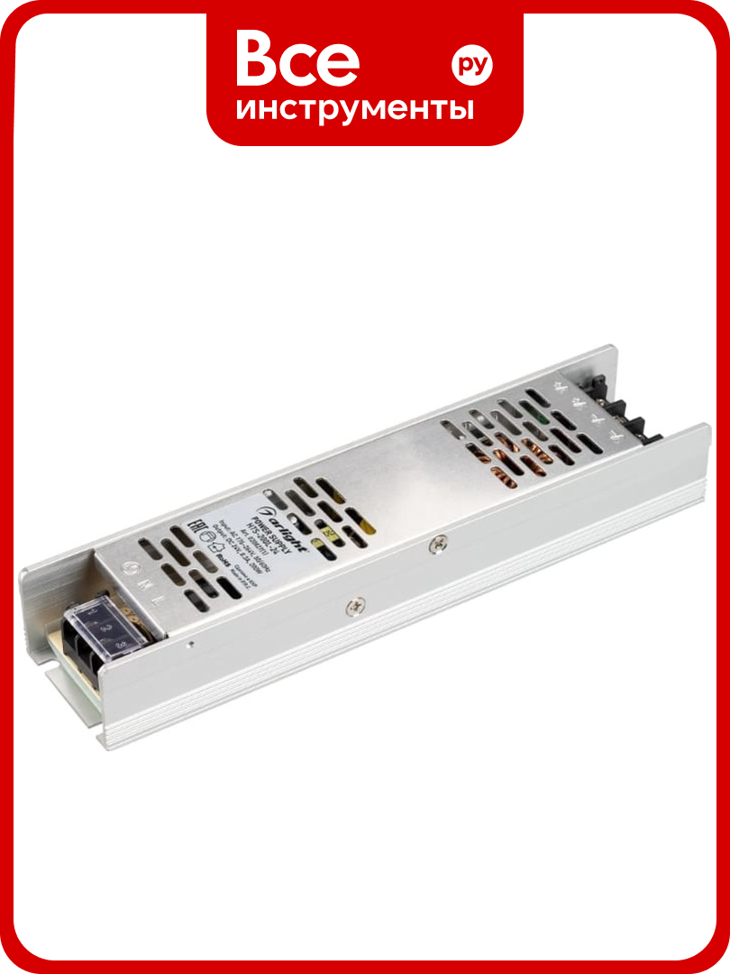 Блок, Arlight, питания Arlight HTS-200L-24 1шт 020827(1), алюминиевую, питания различных типов светодиодных