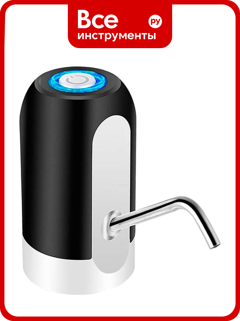 Помпа для воды Aqua Work H-RP14 черная, электрическая с USB-питанием, компактный размер и стильный дизайн из пластика