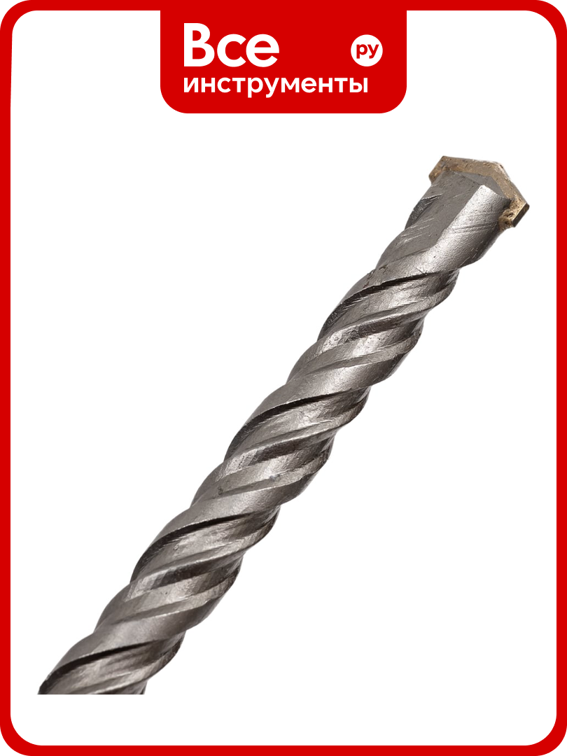 Бур по бетону SDS-plus 12x800 мм HEADROCK 402-010-12800 с двойным резцом для бетона и кирпича, стандартный хвостовик
