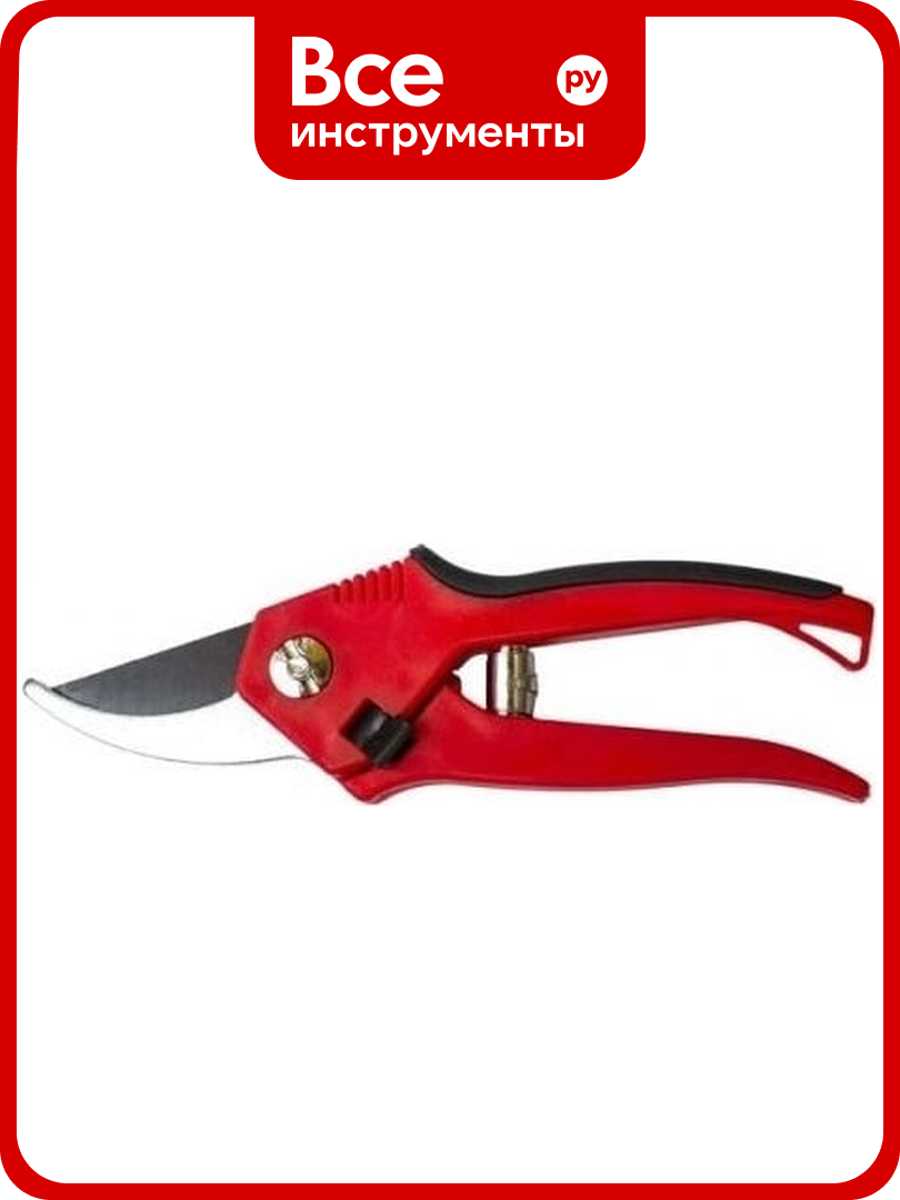 Садовый секатор с боковой фиксацией и пластиковыми рукоятками WMC TOOLS TG1306004-A 50031