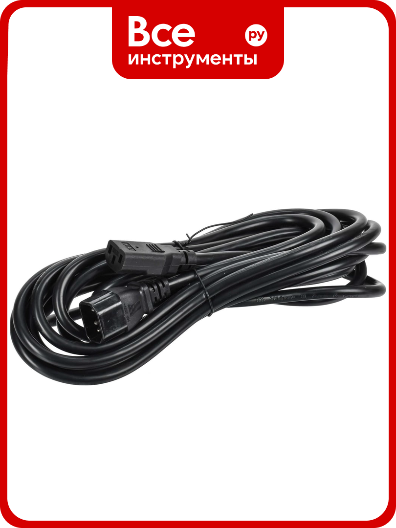 Кабель электропитания ITK PDU, 3х1,5, 5М, с разъёмами С13-C14 PC-C13C14-5M