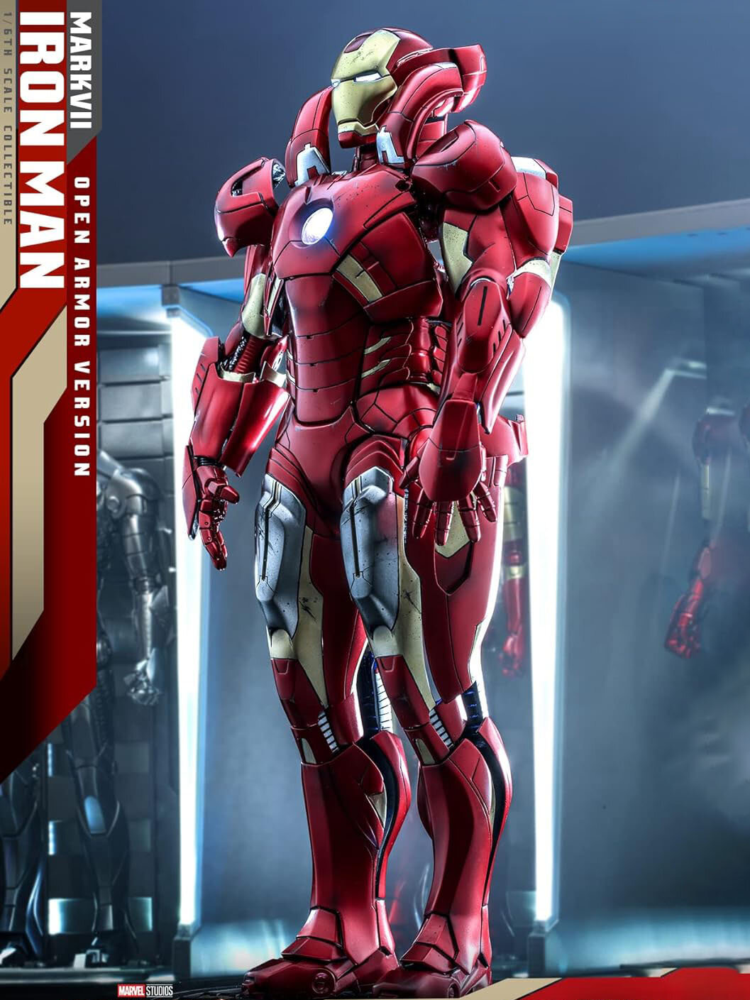 Фигурка Iron Man Mk7 Открытая Броня 1:6 Коллекционное Издание Литьё Металл