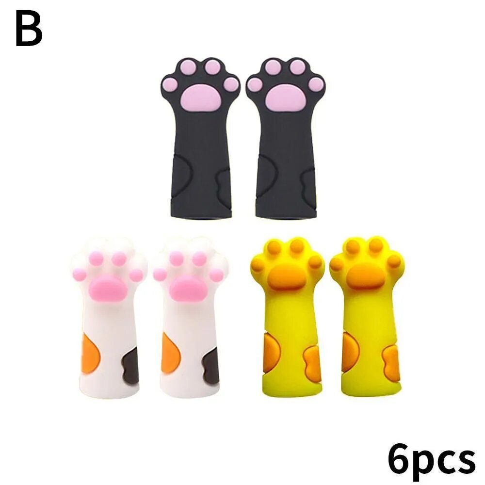 Силиконовый стопор для вязаной иглы с кошачьим когтем