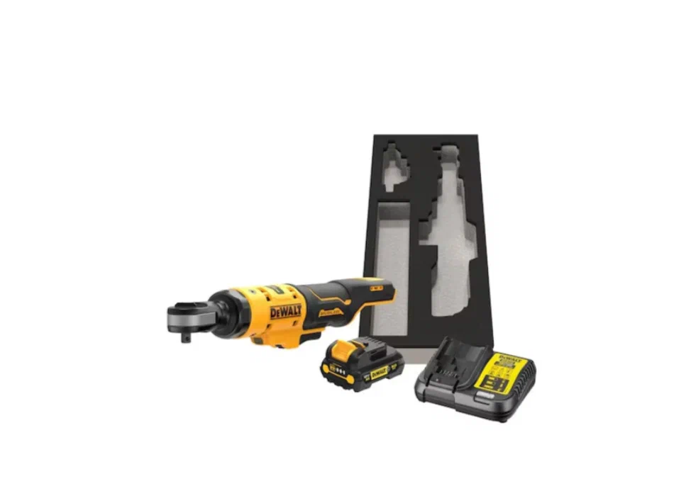 Аккумуляторный угловой гайковерт DeWalt DCF503L1G-QW