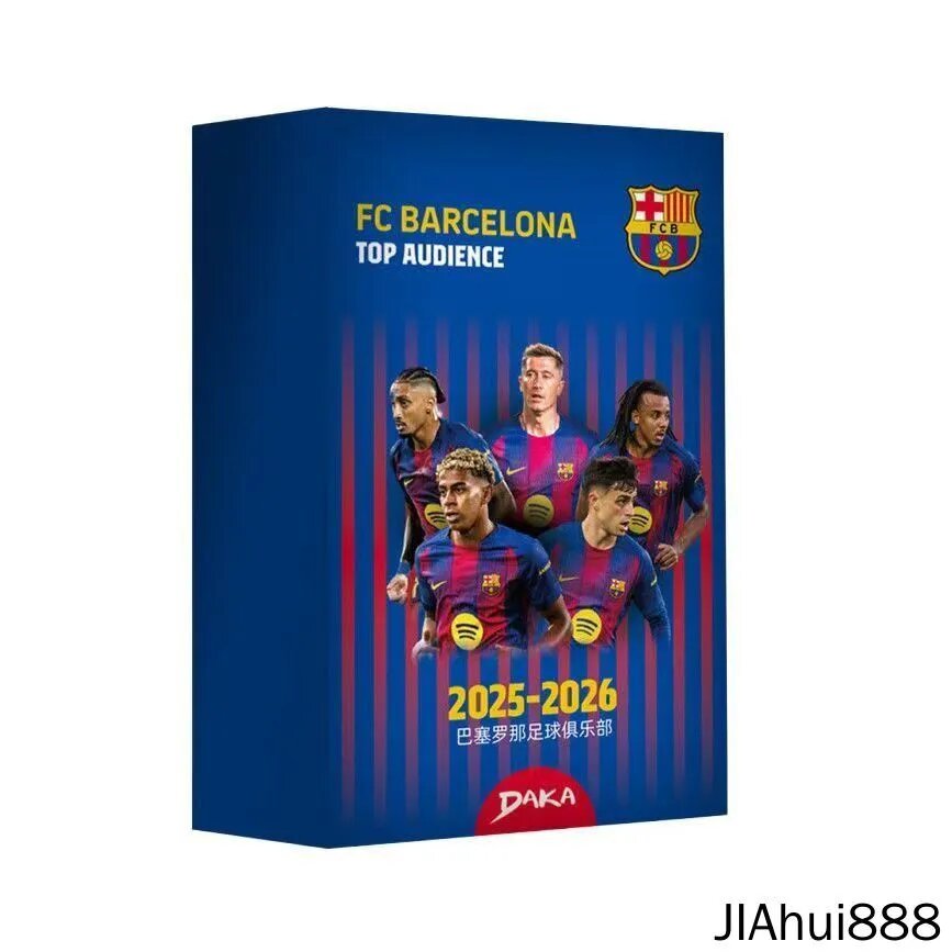 Футбольные карточки DAKA 25-26 (Барселона, Futbol Club Barcelona), коллекционные, TOP AUDIENCE