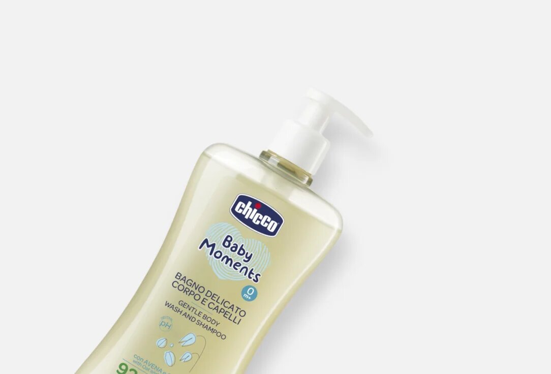 CHICCO Baby Moments Детский шампунь для волос и тела 500 мл
