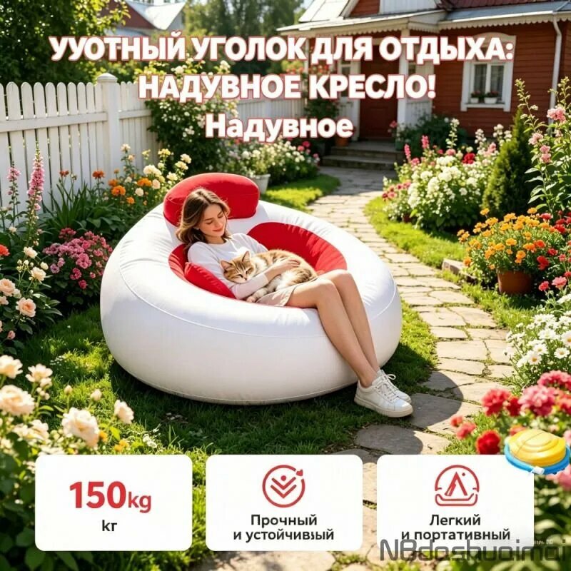Кресло-мешок Животное, Капвелюр, Размер S, розовый