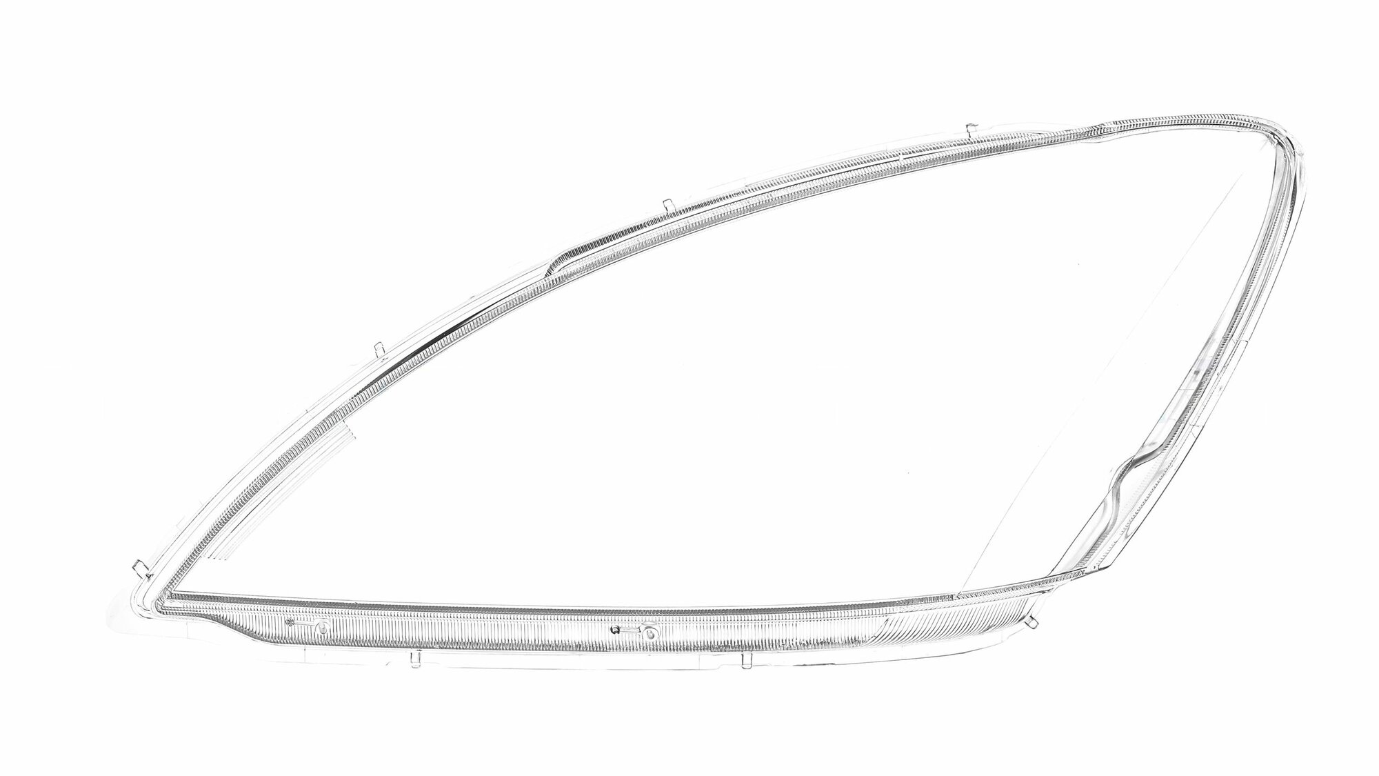 Стекло фары Левое для Mitsubishi Lancer 9 2000 - 2010 / Левое стекло на Митсубиси Ленсер 9
