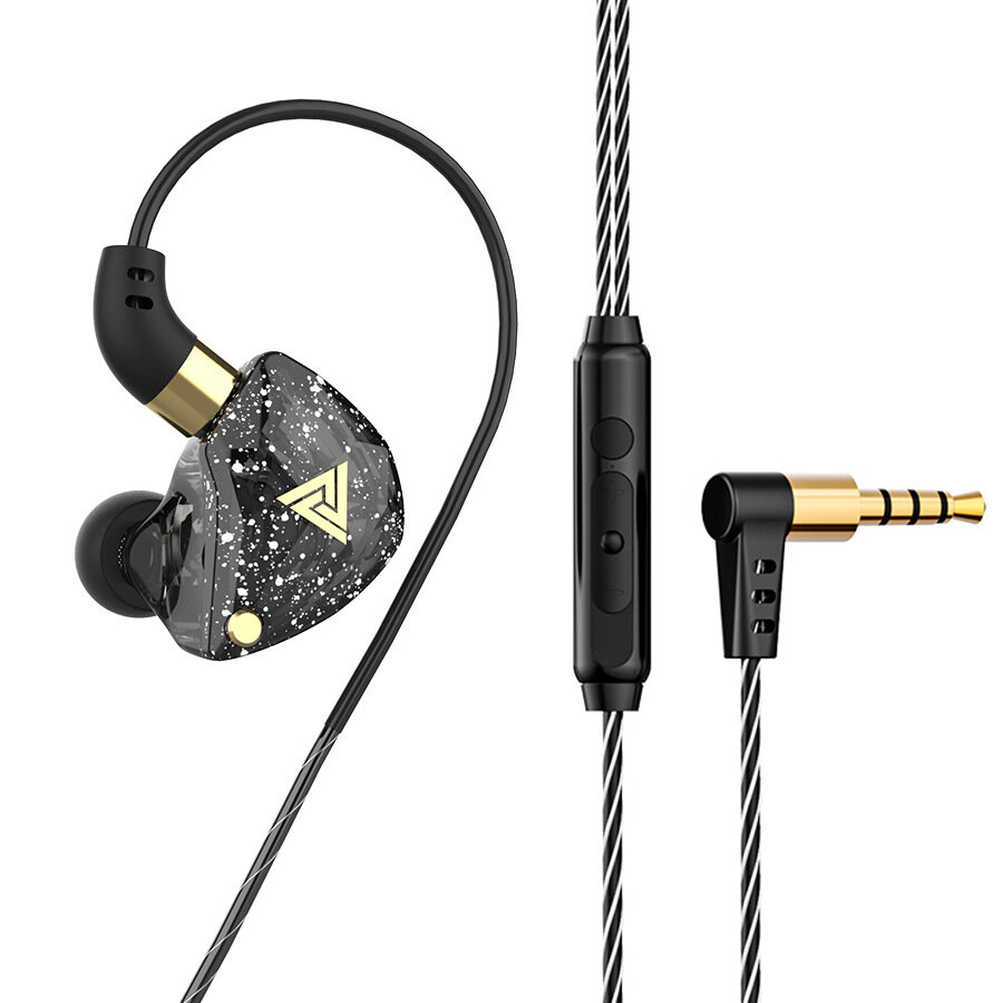 Внутриканальные игровые наушники с микрофоном, динамический драйвер, Hi-Fi, саббас, стерео, черные