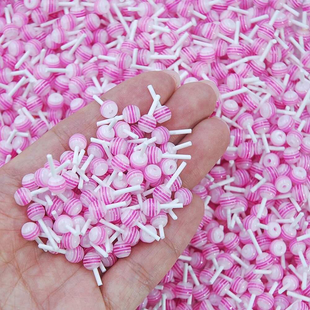 Hisenlee цветные акссесуары для ногтей 20 шт 4. pink