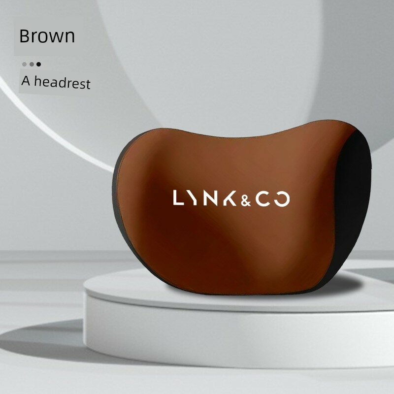 Премиум подголовник Lynk & Co с памятью-пены, бежевый цвет, подходит для моделей 01/02/03/05/06/09, 1 шт. удобная
