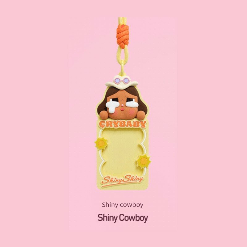 Shiny Cowboy POPMART CRYBABY SHINY SHINY Series Blind Box Collectible Figure Toy for Collectors