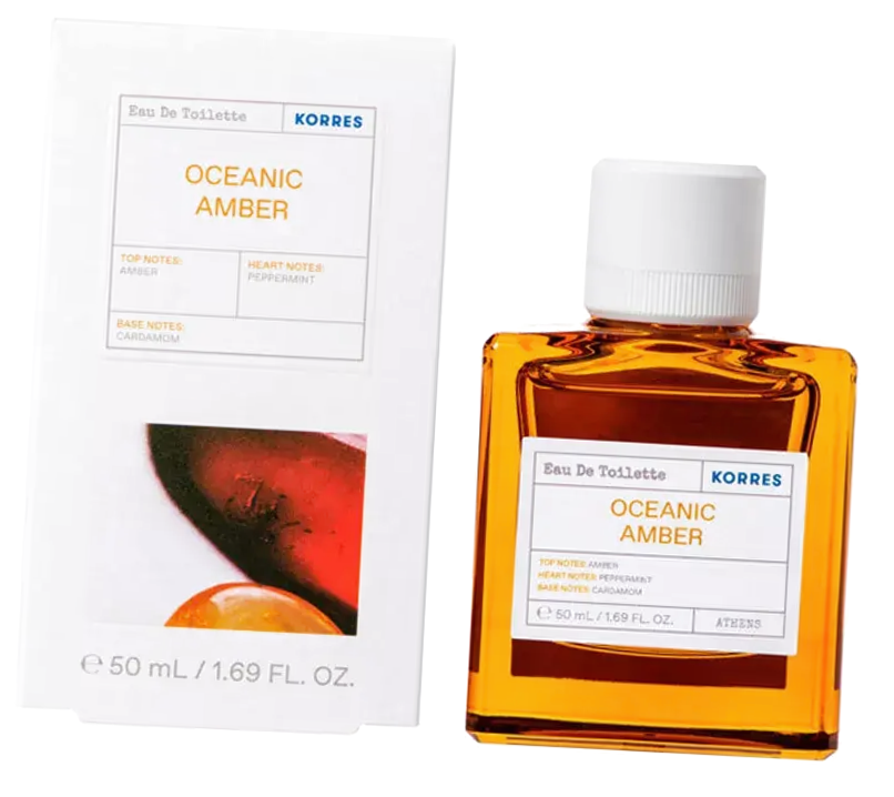 Парфюм мужской Korres Oceanic Amber 50 мл - Коррес Океаник Амбер