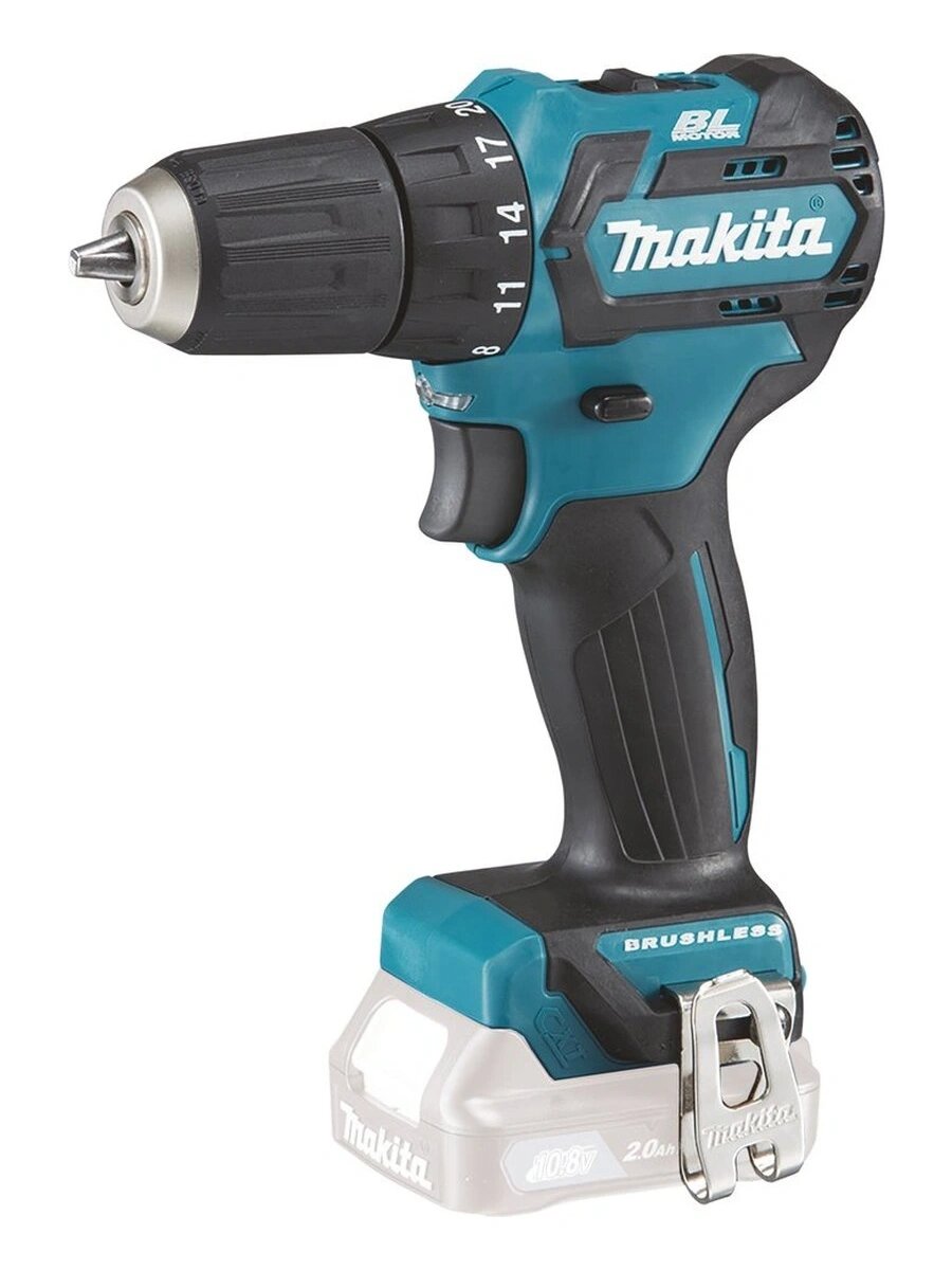 Дрель-шуруповёрт Makita DF332DZ, бесщёточный двигатель, 2 скорости, 35 Н·м