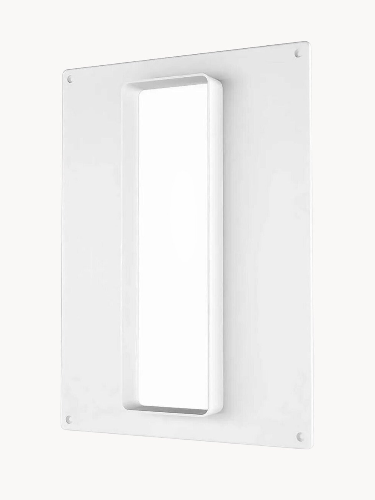 Площадка торцевая ERA 620ПТП, фланец 60х200 мм, 180х250 мм, пластик белый