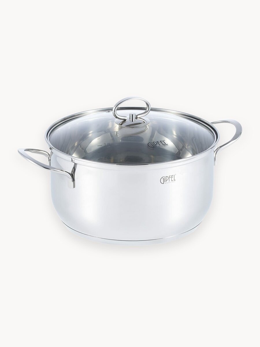 Кастрюля из нержавеющей стали Gipfel Sofia 2319 24 см/4,7 л