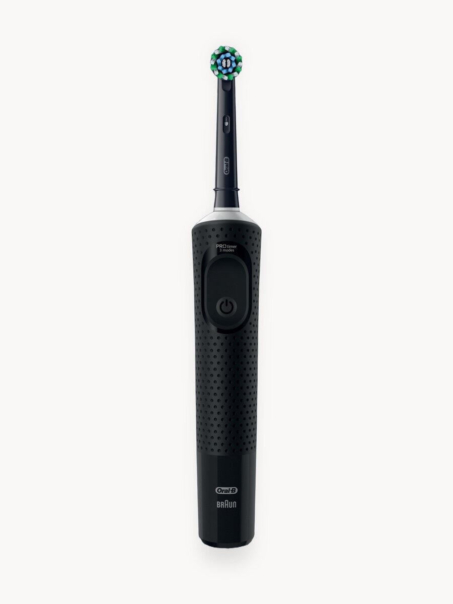 Электрическая зубная щётка Oral-B Vitality Pro, сменная насадка Sensitive Clean, черный, 1 шт