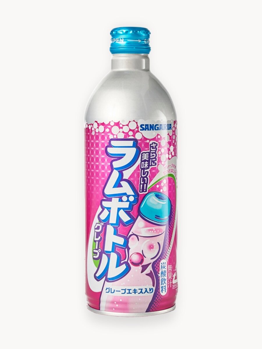 Напиток газированный Sangaria со вкусом винограда 500 мл, Япония