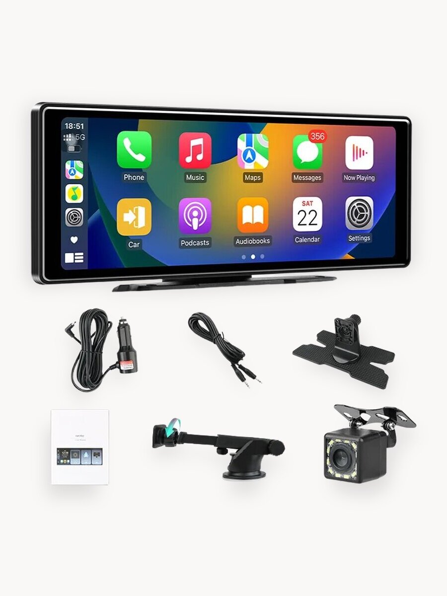 Develuck Универсальный 10,26-дюймовый Android Auto Carplay Экран Автомобильный Радио Мультимедийный Видеоплеер Портативный MP5 Интеллектуальная Система WIFI BT, 10.26 inch Pro