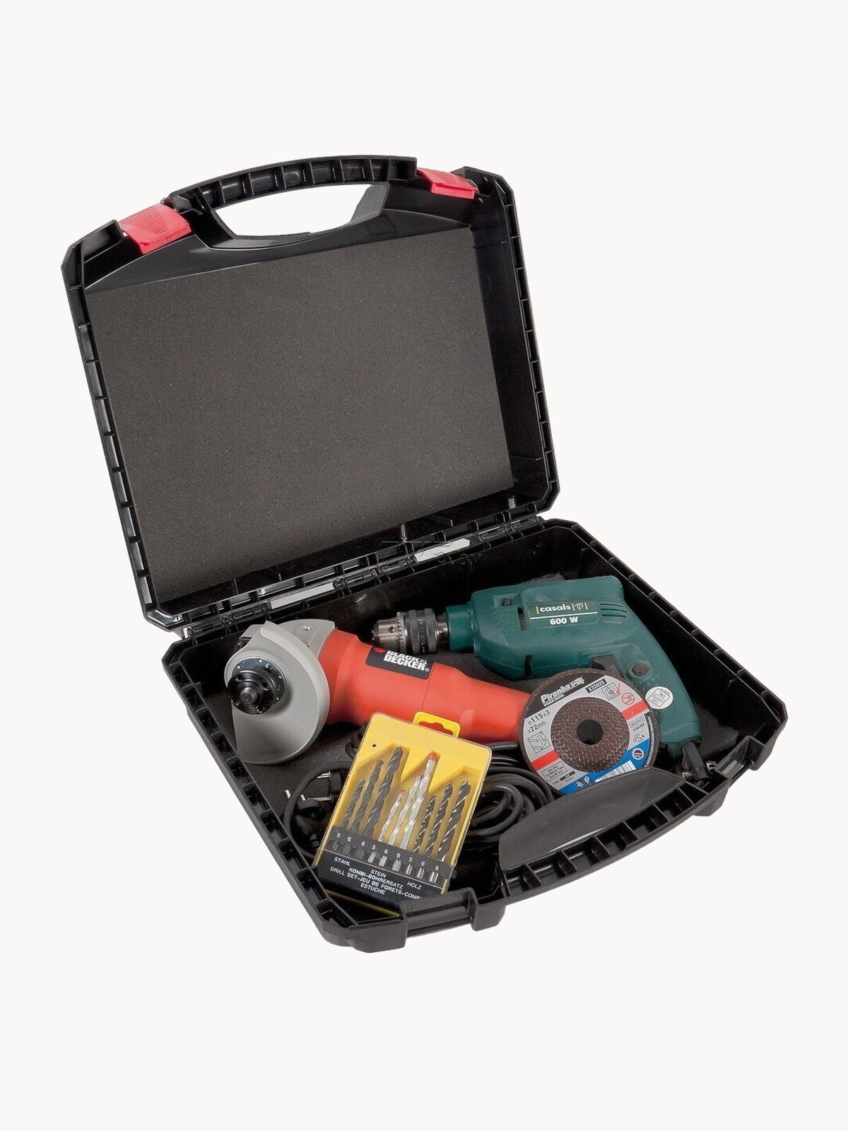 Чемодан для электроинструмента TAYG №44, черный, 430х370х140 мм