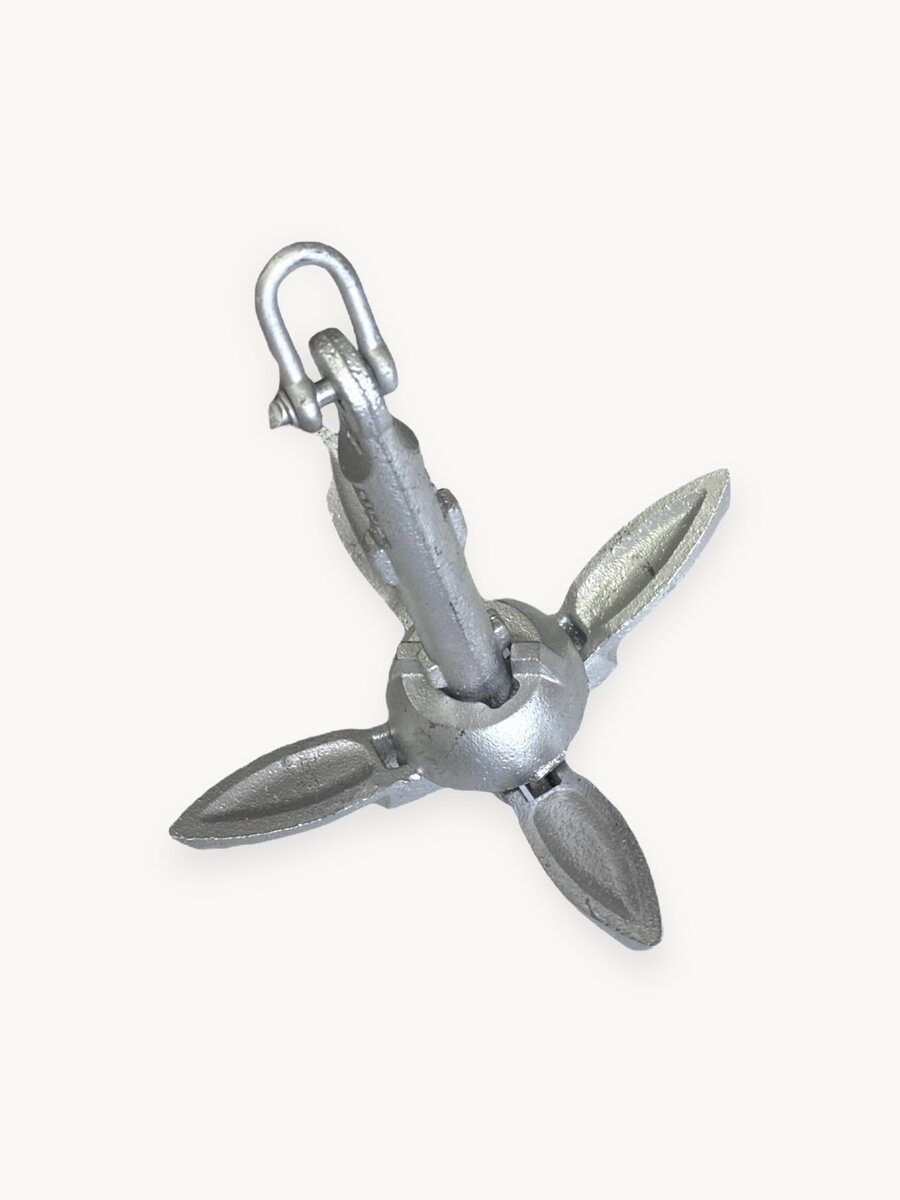 Якорь-Кошка складной оцинкованный для лодки 1,4кг