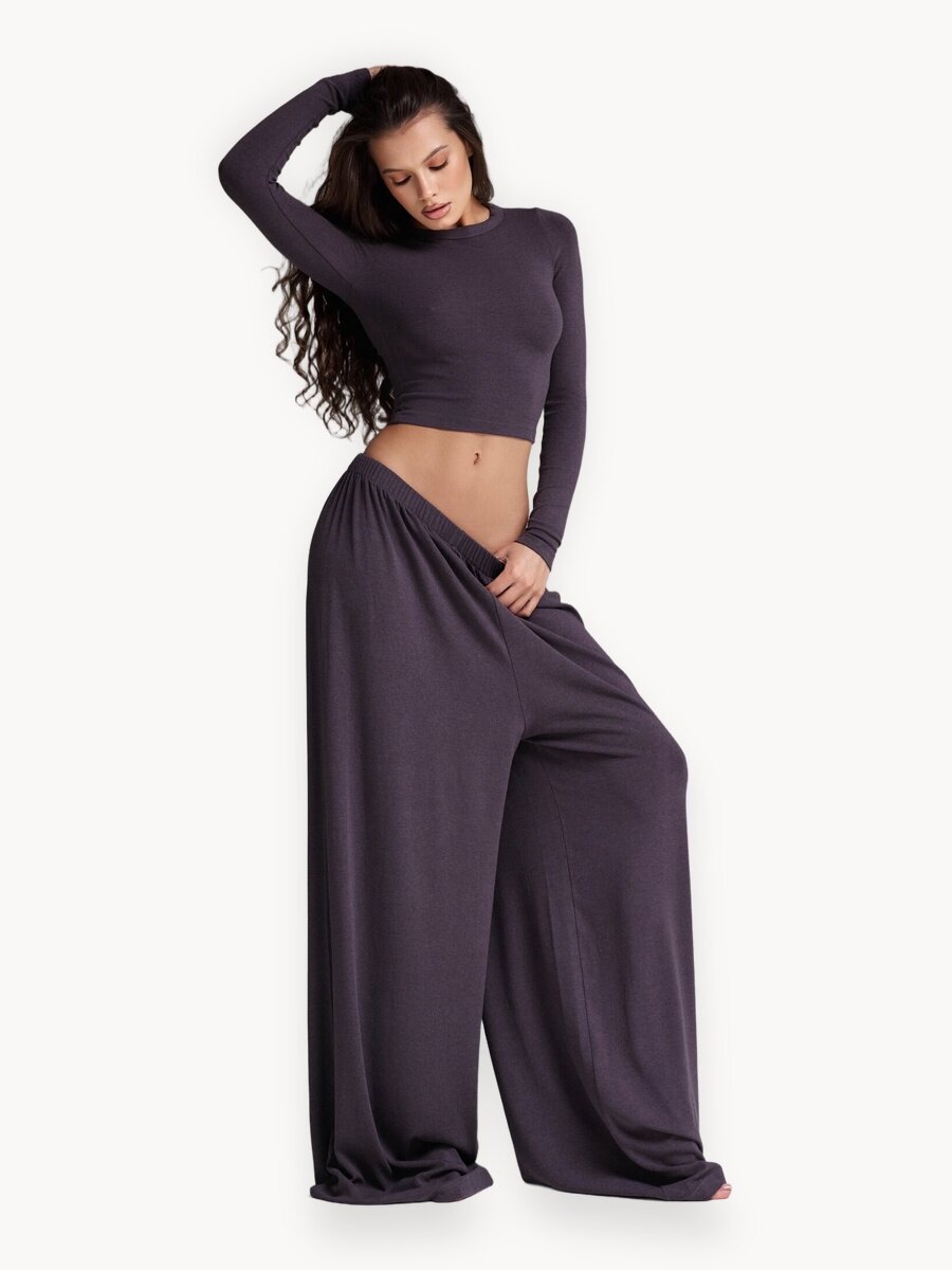 Брюки палаццо вискоза