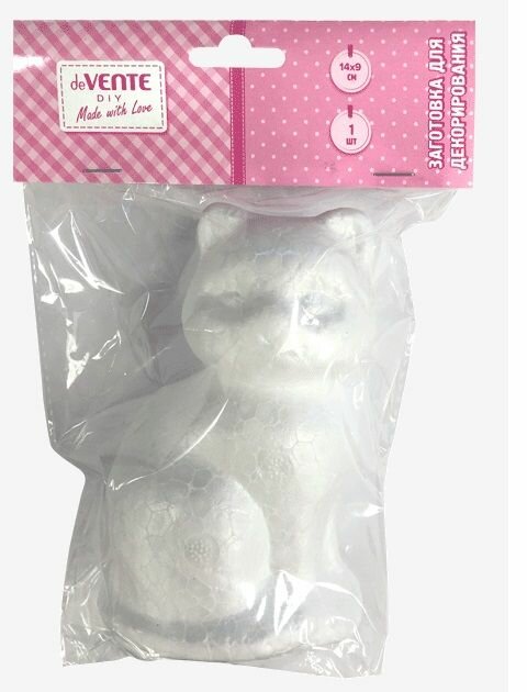 Пенопластовая заготовка «deVENTE. Кот большой» 140x90мм 8003126