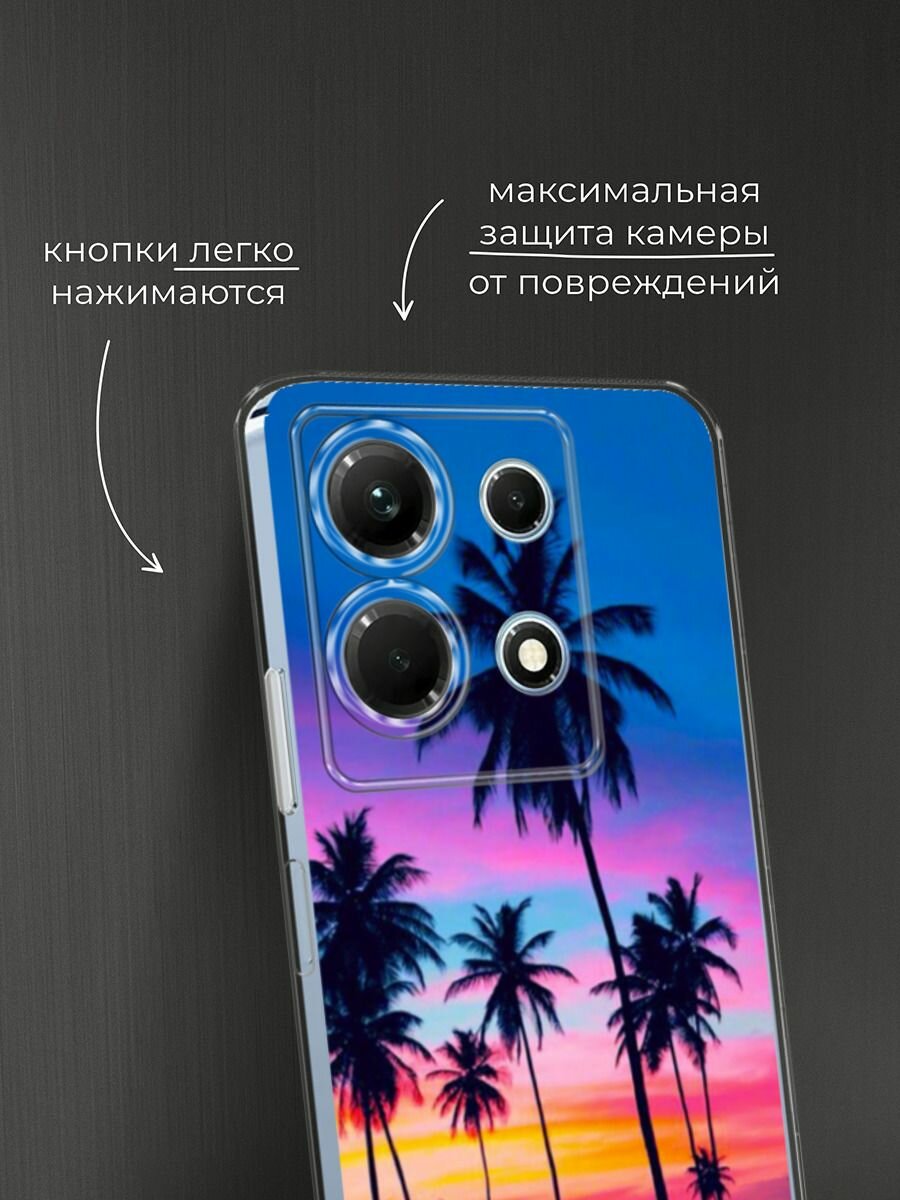 Чехол на Infinix Note 30 4G / Инфиникс Нот 30 4G с принтом "Закат 5" — фото 1