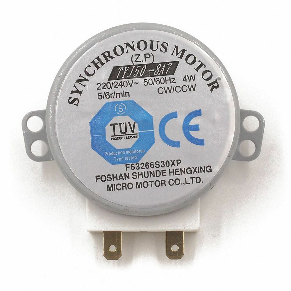 1pcs 220-240V 4W воздуходувка синхронный двигатель TYJ50-8A7 микроволновая печь лоток двигатель